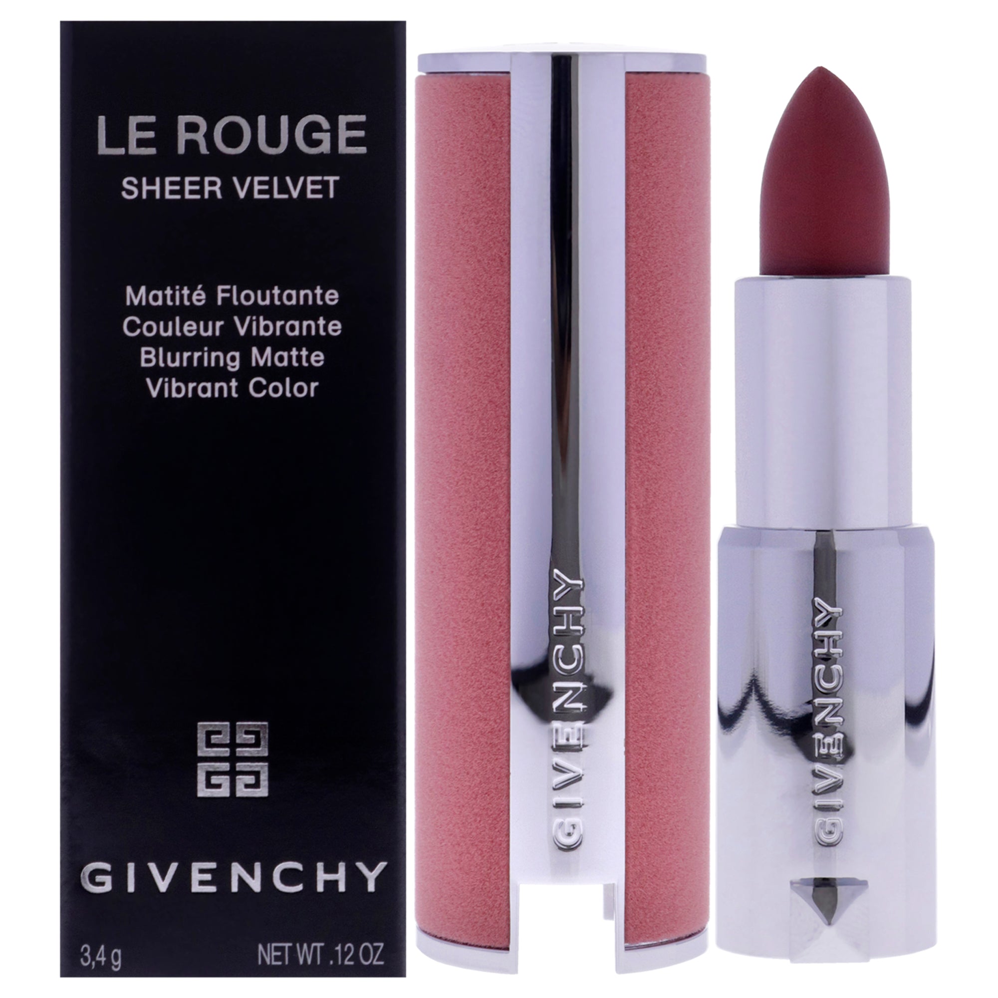 Le Rouge Sheer Velvet Matte Lipstick - N27 Rouge Infuse by Givenchy fo
