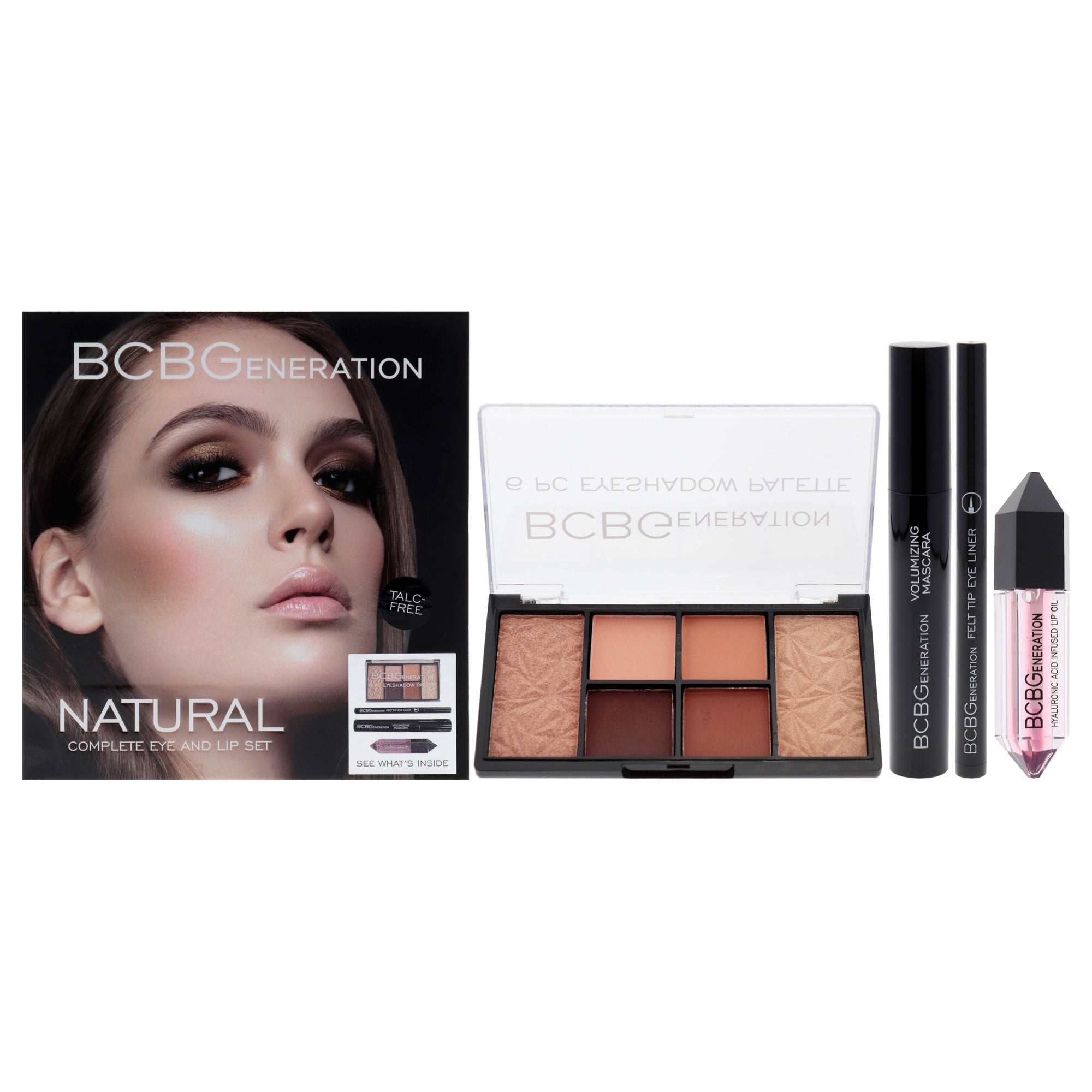 Natural Complete Eye and Lip Set by BCBGeneration Cosmetics for Women