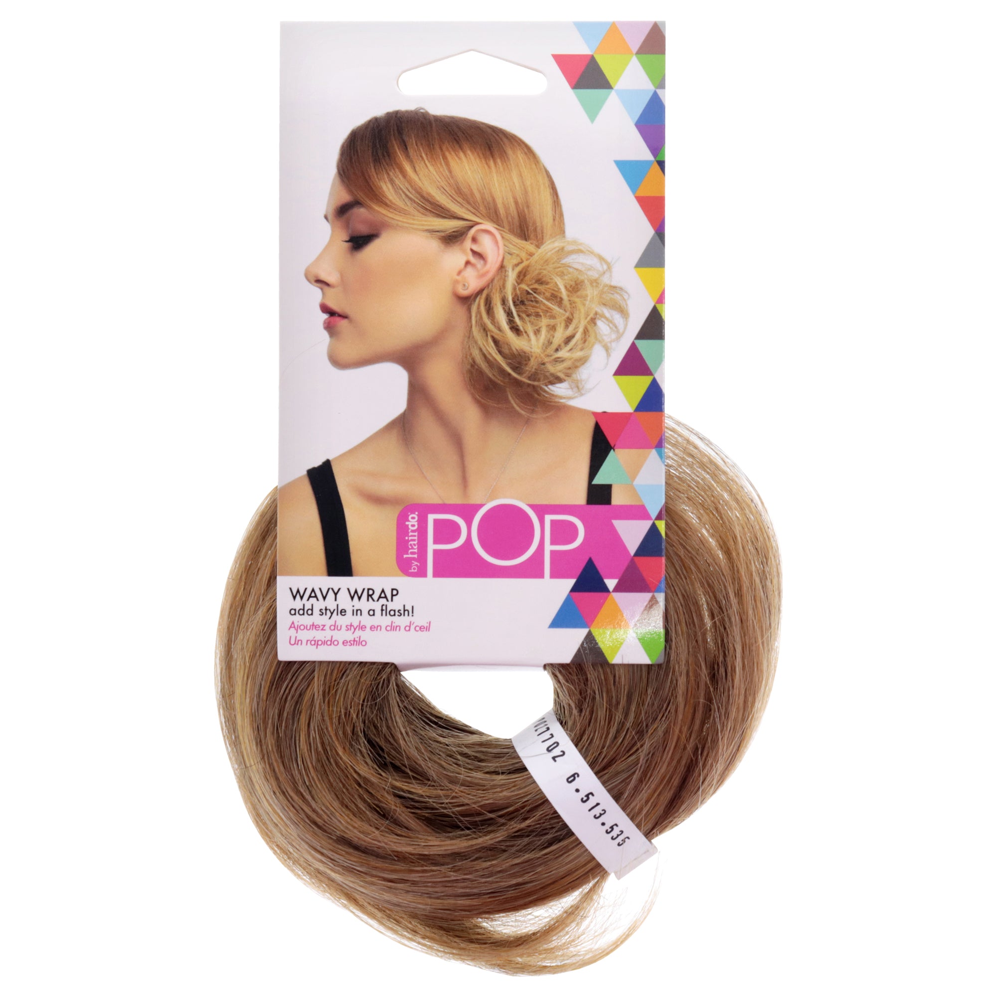 Pop Wavy Wrap - R1416T Buttered Toast by Hairdo for Women - 1 Pc Hair Wrap