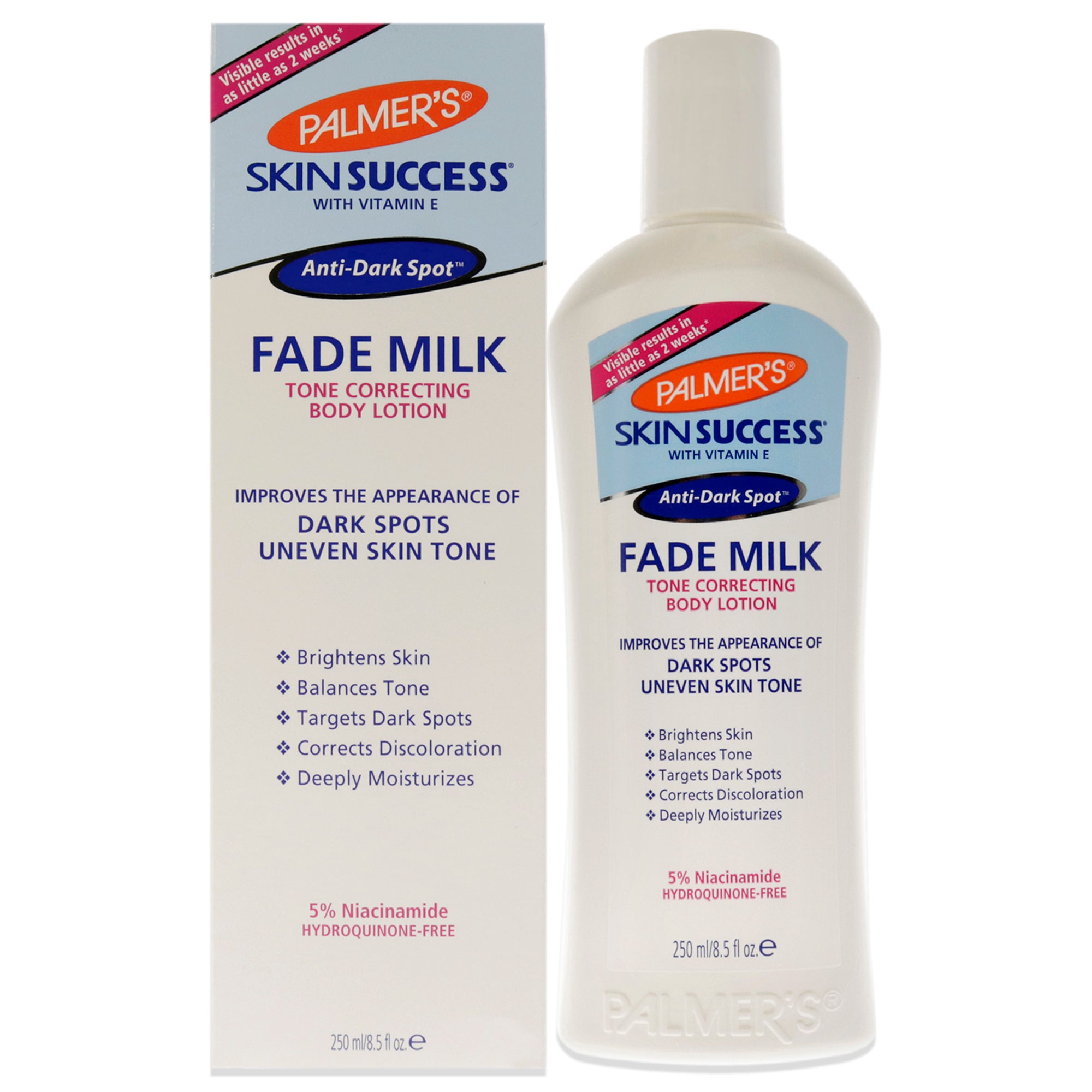 Skin Success Anti-Dark Spot Fade Milk by Palmers for Unisex - 8.5 oz ...