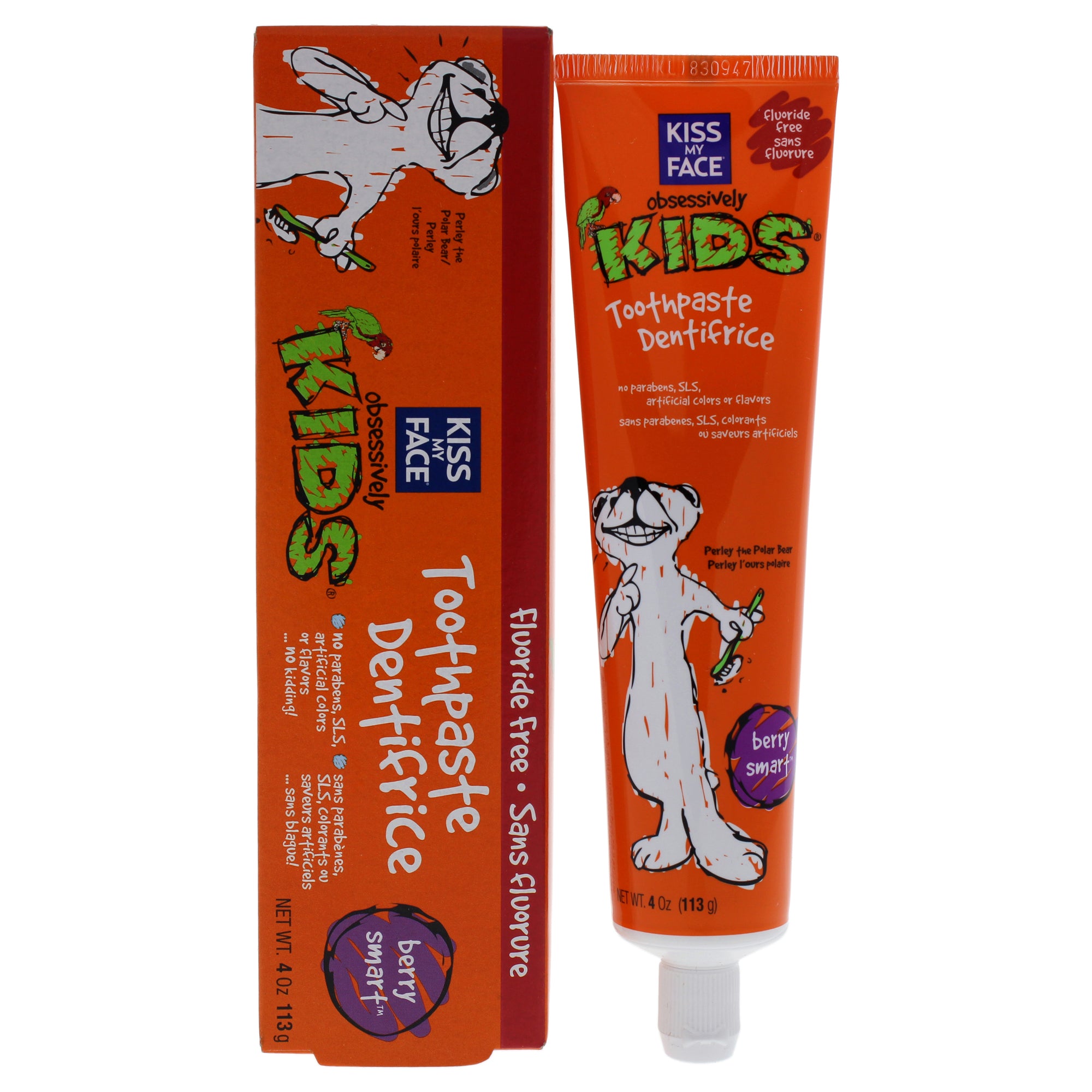 Kids Fluoride-Free Toothpaste - Berry Smart by Kiss My Face for Kids ...