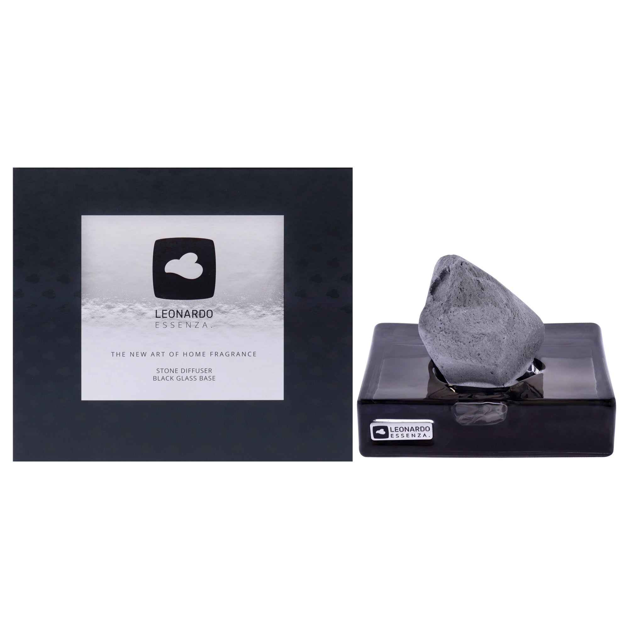 Essenza Stone Diffuser Set - Black by Leonardo for Unisex - 2 Pc Set G