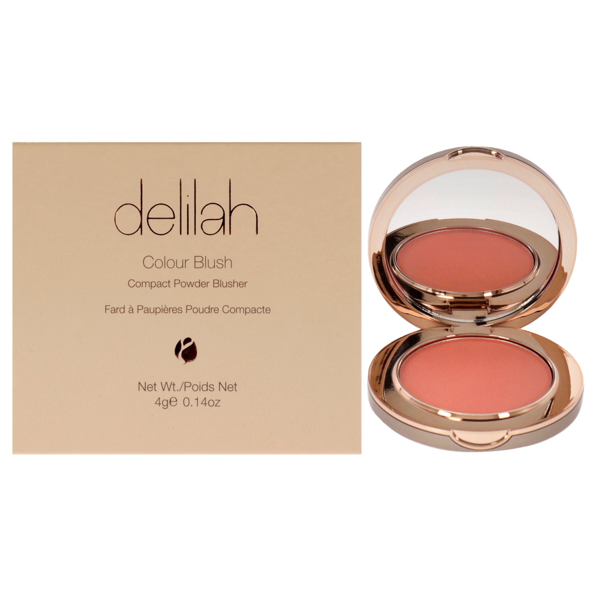 Colour Blush Compact Powder Blusher- Clementine by delilah for Women