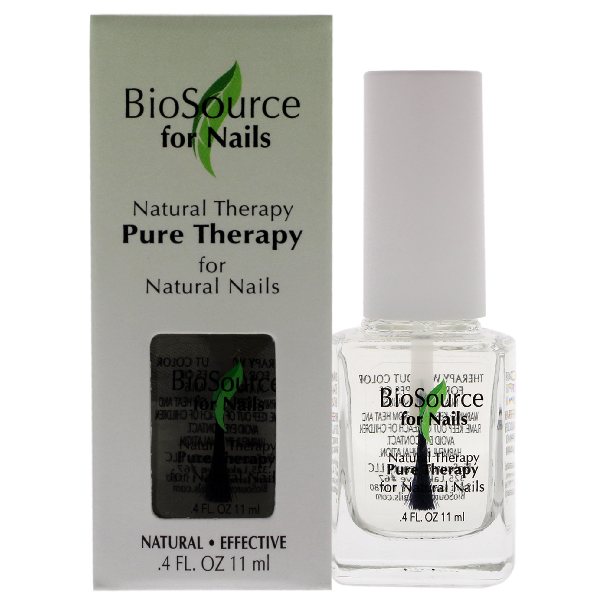 Natural Therapy Pure Therapy by BioSource for Women - 0.4 oz Nail Trea