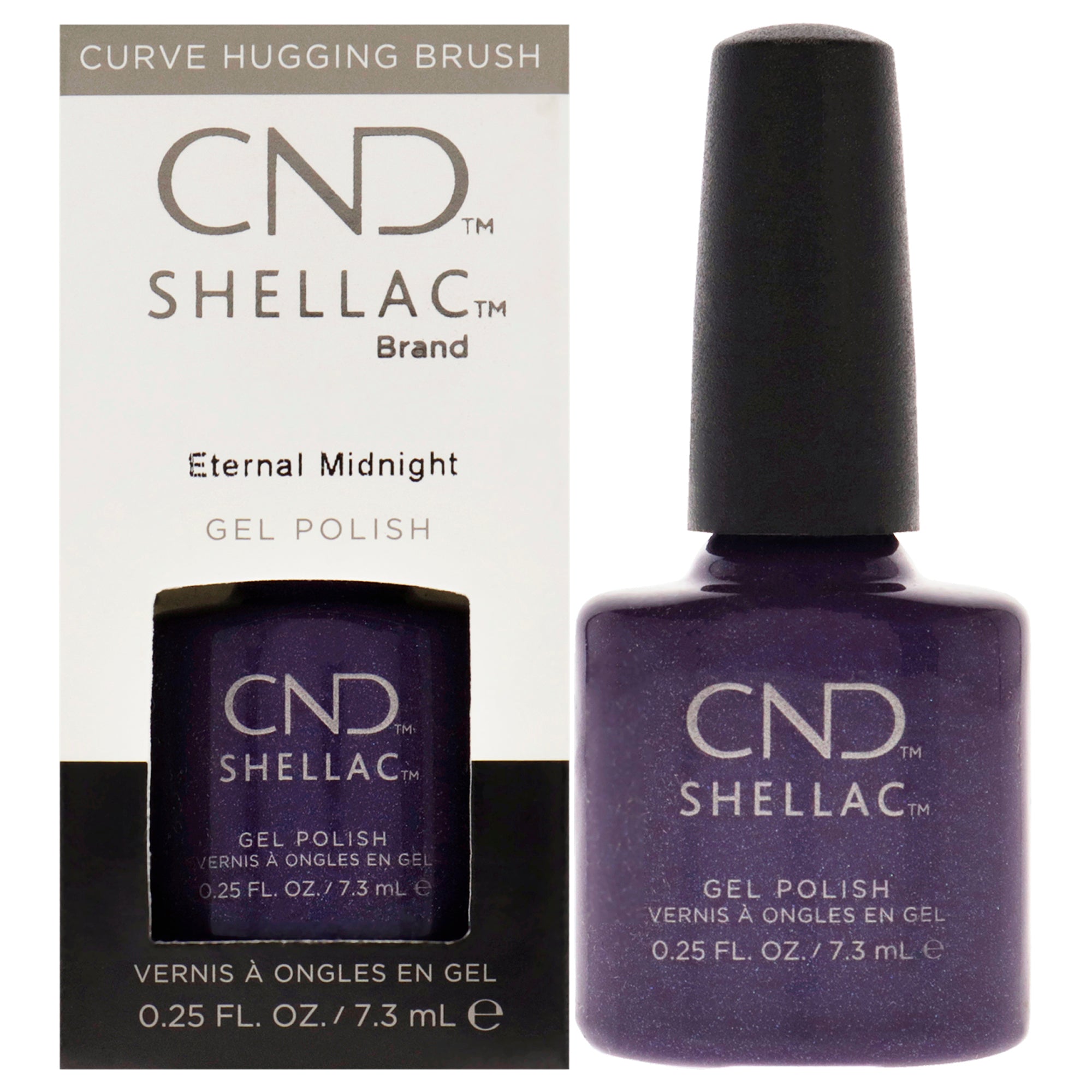 Shellac Nail Color - Eternal Midnight by CND for Women - 0.25 oz Nail