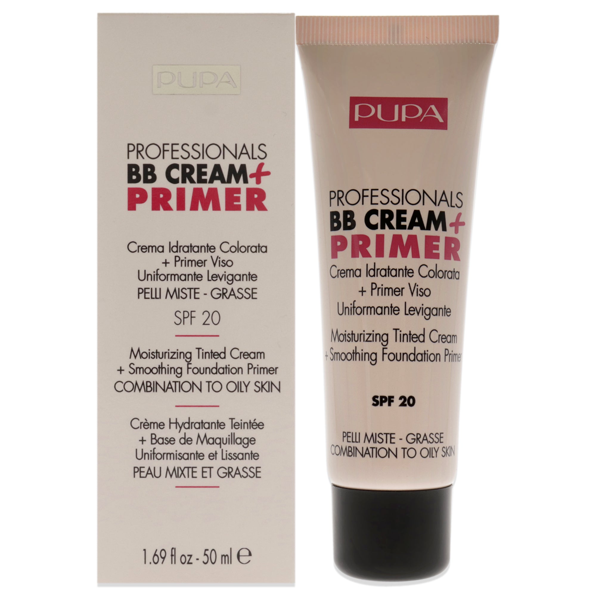 Professionals BB Cream Plus Primer SPF 20 - 001 Nude - Combination To