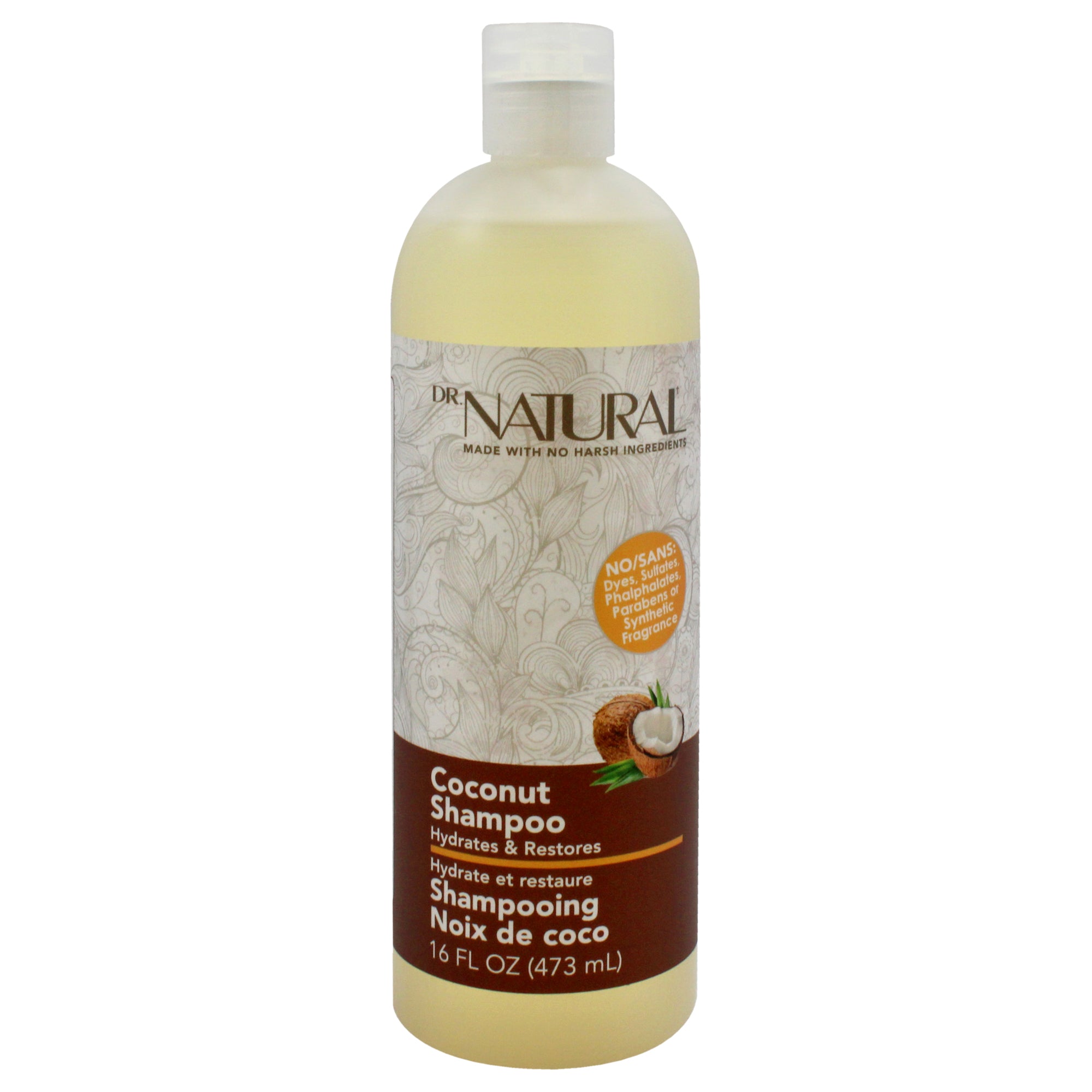 Hydrates and Restores Shampoo - Coconut by Dr. Natural for Kids - 16 o