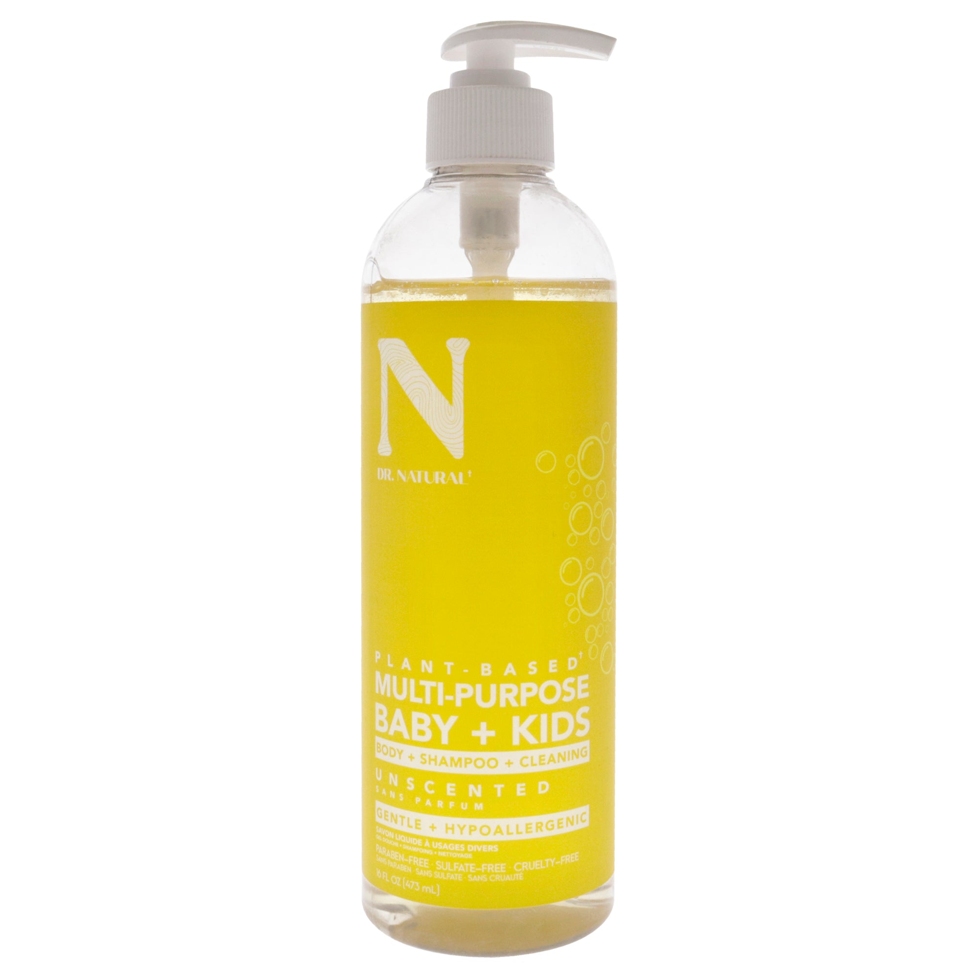 Multi-Purpose Baby Plus Kids Soap - Unscented by Dr. Natural for Kids