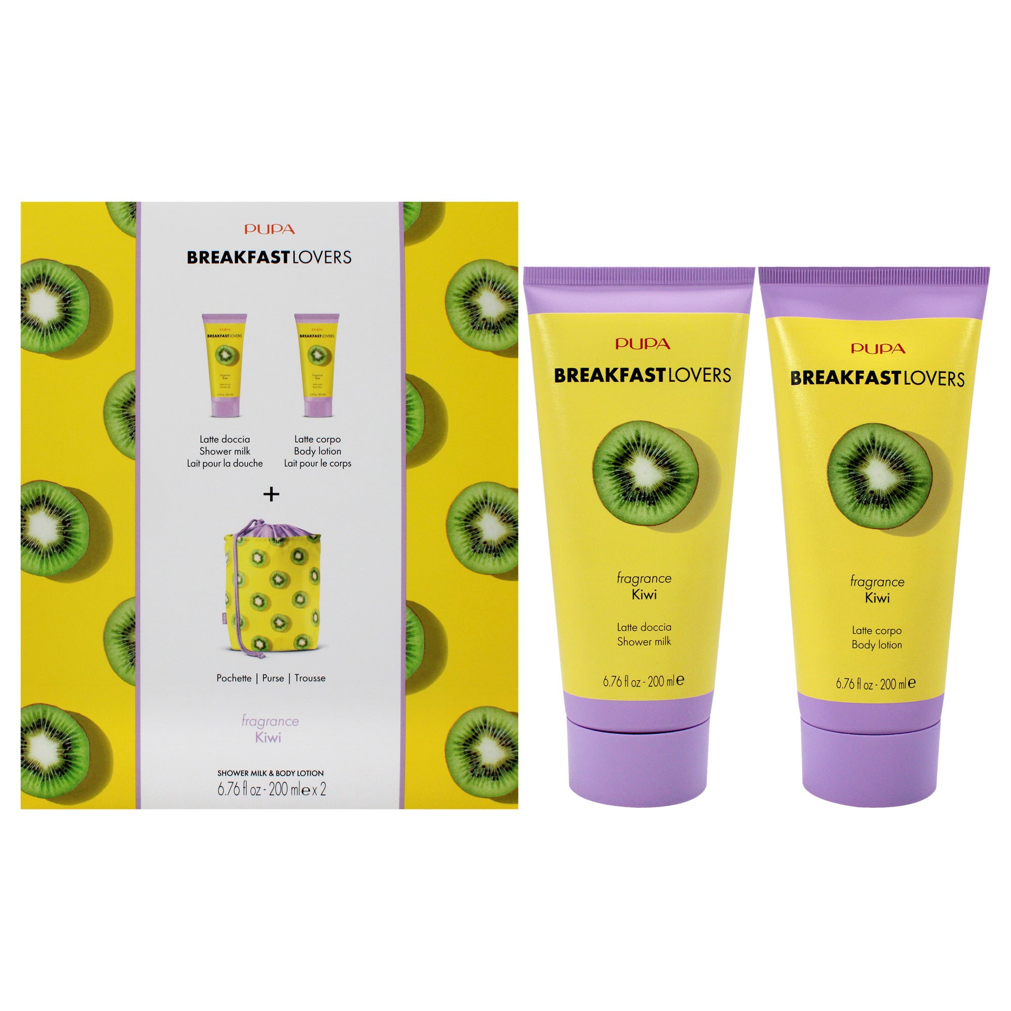 Breakfast Lovers Set - Kiwi by Pupa Milano for Women - 3 Pc 6.76oz ...