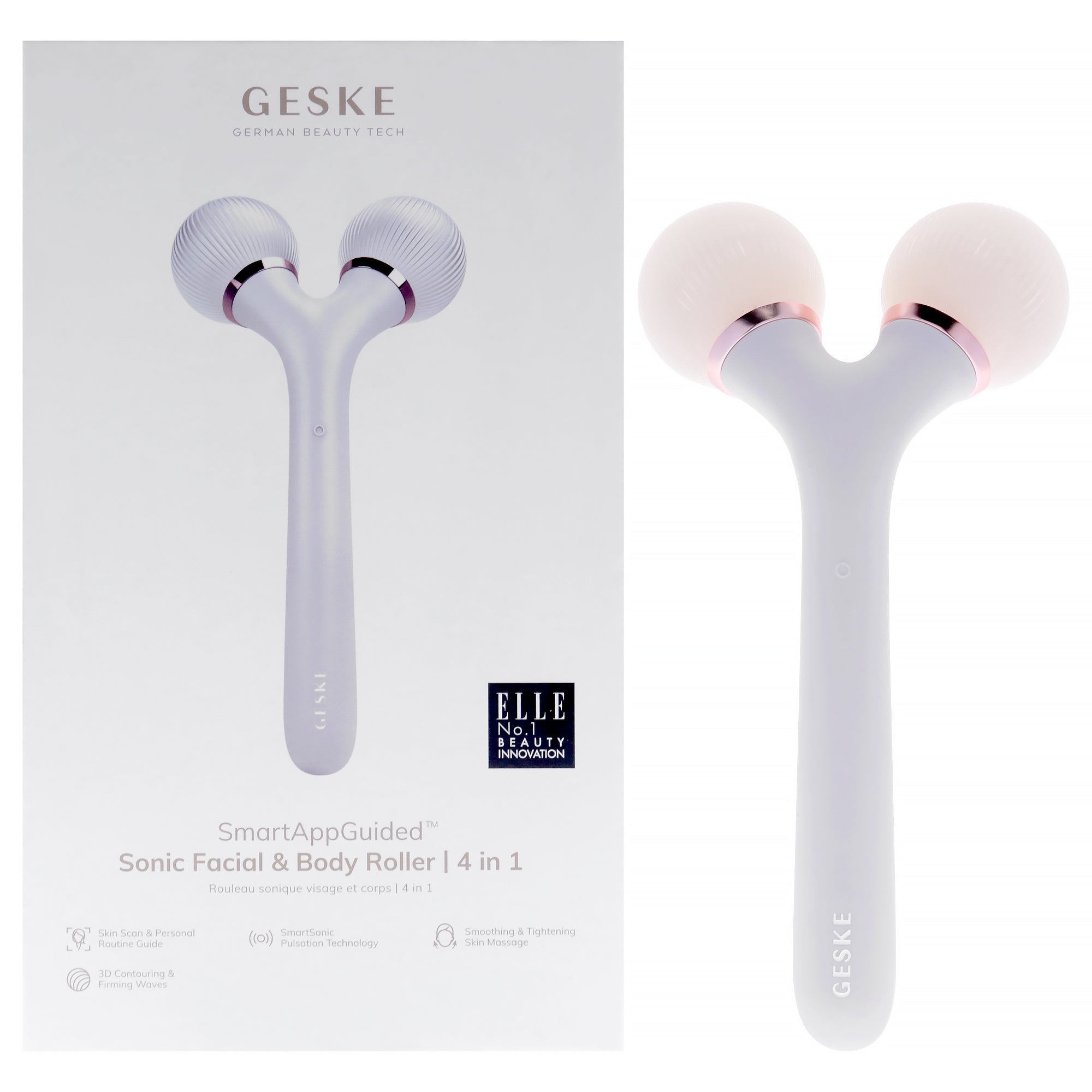 Sonic Facial and Body Roller 4 in 1 - Starlight by Geske for Women - 1 ...