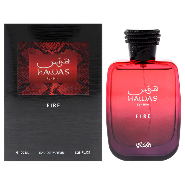 Hawas Collection - Hawas Fire by Rasasi for Men - 3.38 oz EDP Spray